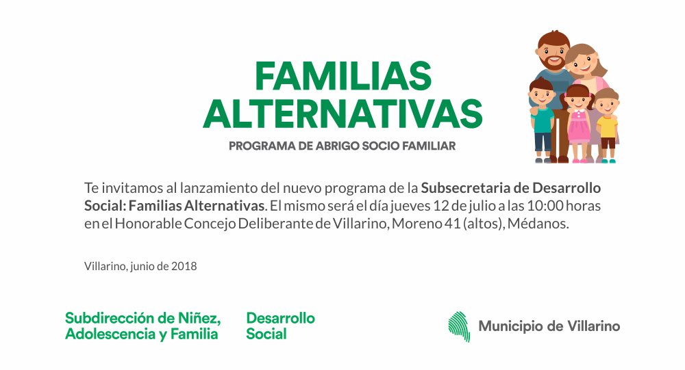 Desarrollo Social lanza el programa «Familias Alternativas» | Municipio ...